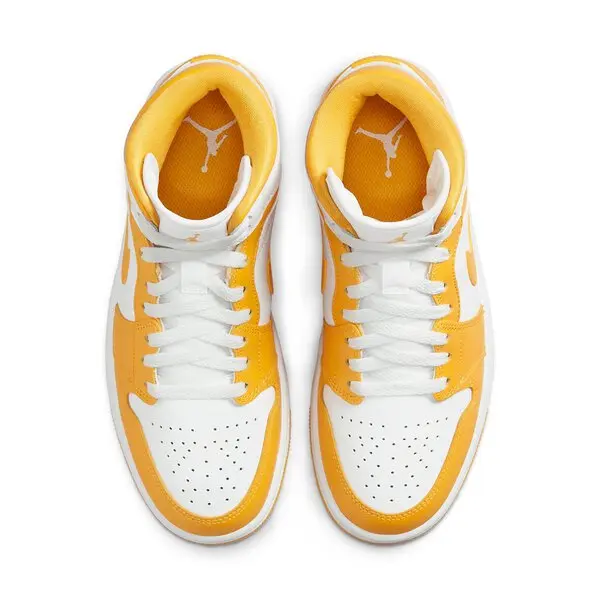 JORDAN Air 1 Mid "university Gold - Yellow/white