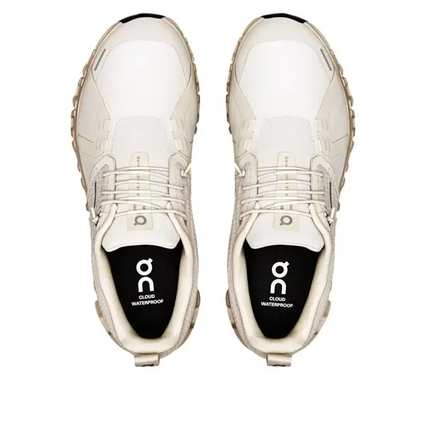 On Cloud Waterproof Sneakers - Pearl/cream
