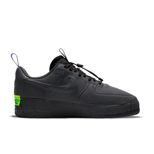 Nike Force 1 Low Experimental "black" Sneakers - Black/anthracite/chile Red