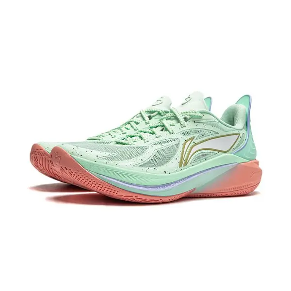 LI-NING Sonic Sneakers - Green/orange