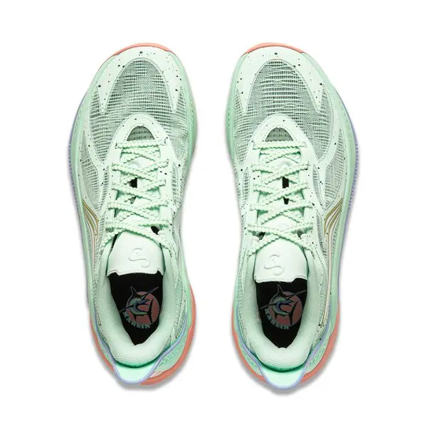LI-NING Sonic Sneakers - Green/orange