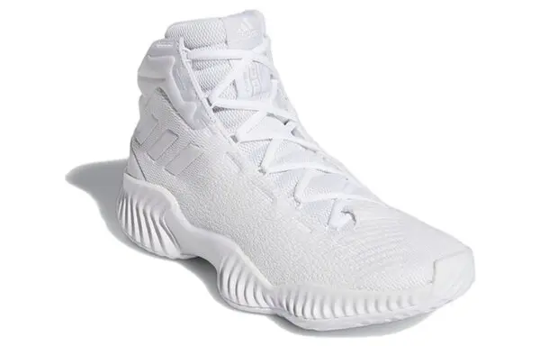 Adidas Pro Bounce 2018 High Top Sneakers - White