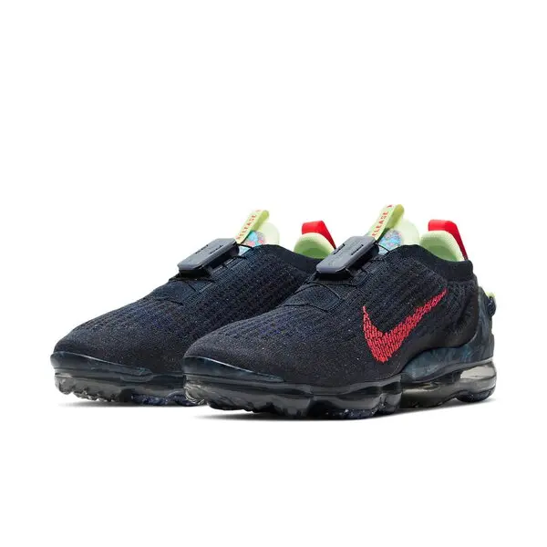 Nike Vapormax 2020 Flyknit Sneakers - Black/red/green
