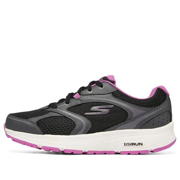 Sketchers Go Run Consistent Athletic Shoes - Black/purple