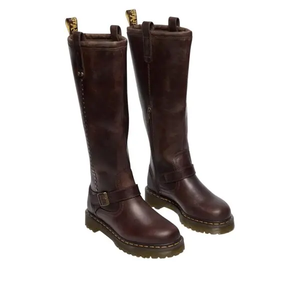 Dr. Martens Knee High Biker Boots