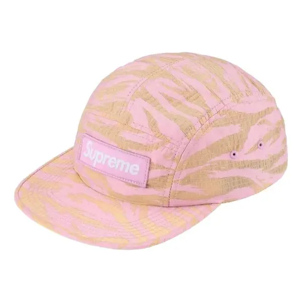 Supreme Tiger Camo Ripstop Camp Cap - Pink
