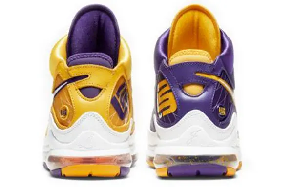 Nike Max Lebron Qs "media Day" Sneakers - Purplegold