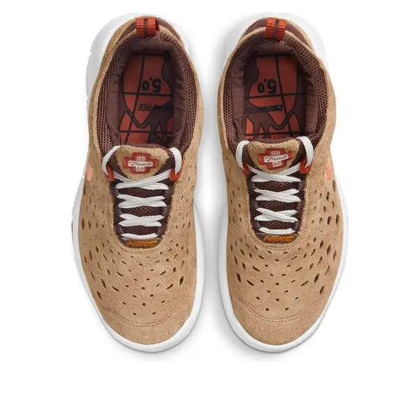 Nike Free Run Trail Sneakers - Brown/white