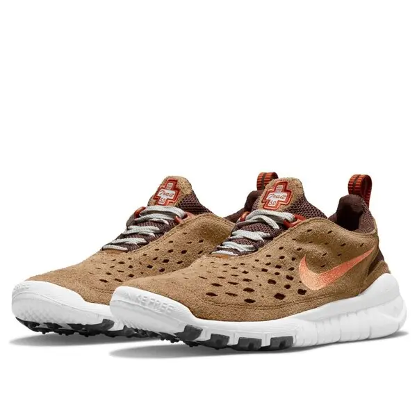 Nike Free Run Trail Sneakers - Brown/white