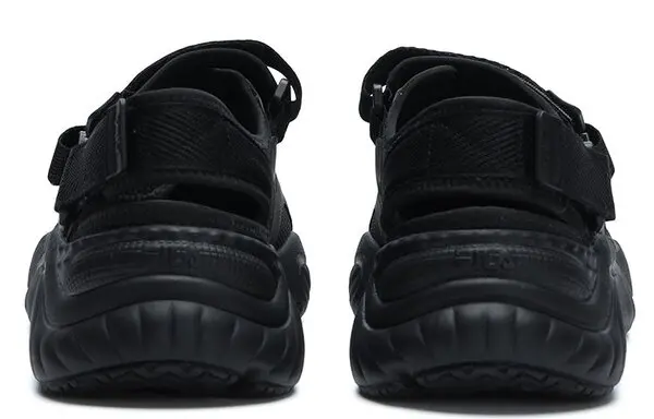 FILA FUSION Conch Sandals - Black