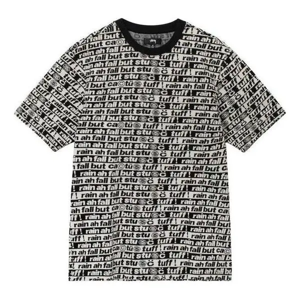 StÜssy X Cactus Plant Flea Market Tee 'black - Black/white