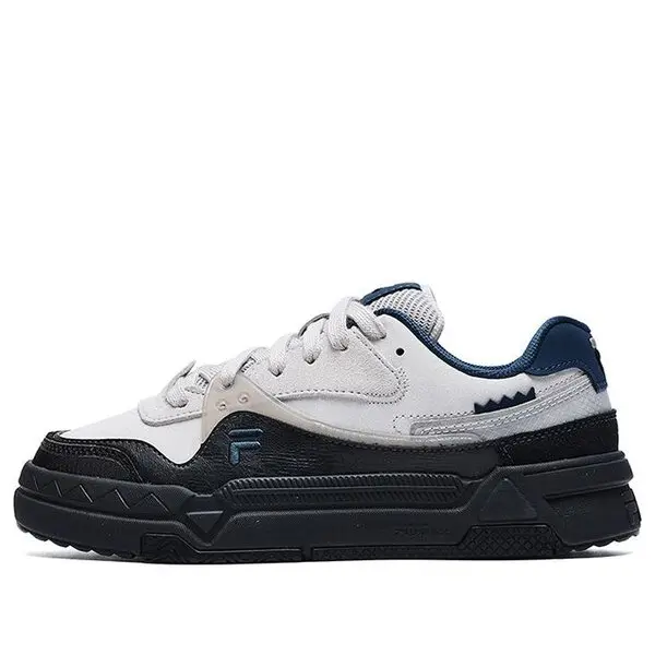 FILA FUSION Bank Skate Shoes - Black/white/navy