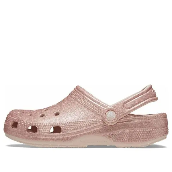 CROCS Classic Glitter Clogs - Pink