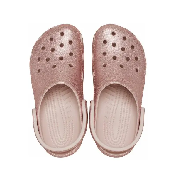 CROCS Classic Glitter Clogs - Pink