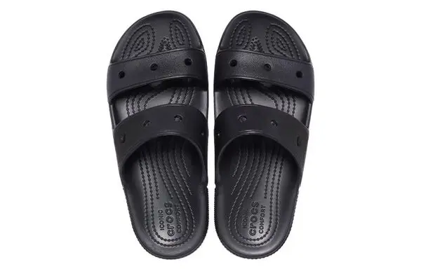 CROCS Cozy Casual Sports Sandals - Black