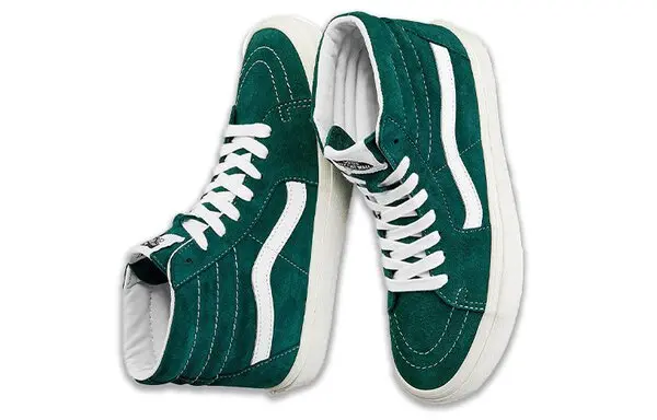 VANS Sk8-hi High Top Lace-up Sneakers - Green