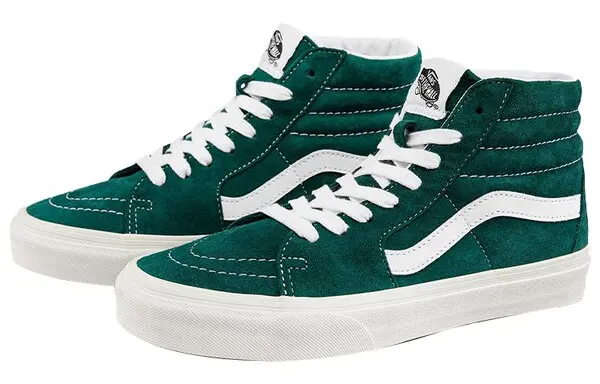 VANS Sk8-hi High Top Lace-up Sneakers - Green