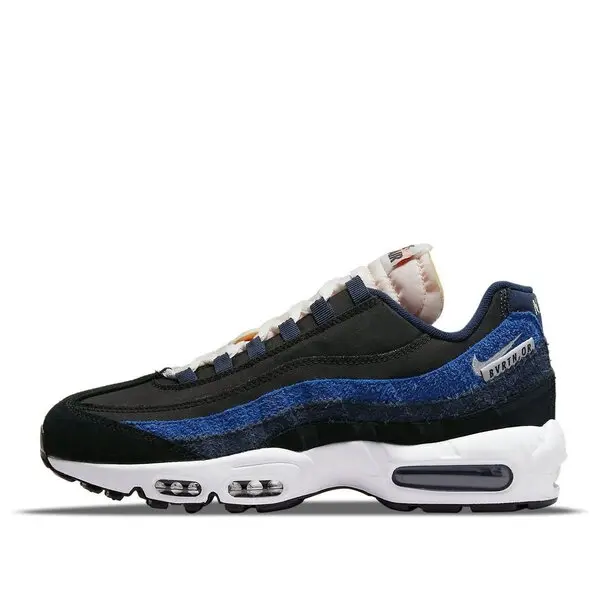 Nike Max 95 Se "running Club" Sneakers - Black/sail/obsidian