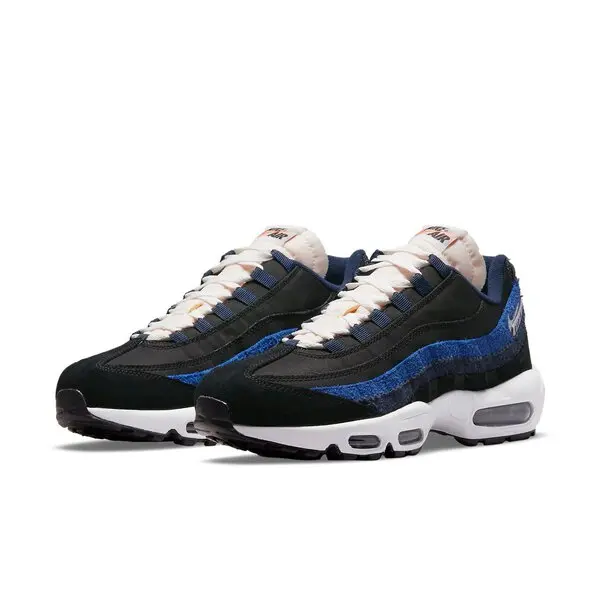 Nike Max 95 Se "running Club" Sneakers - Black/sail/obsidian