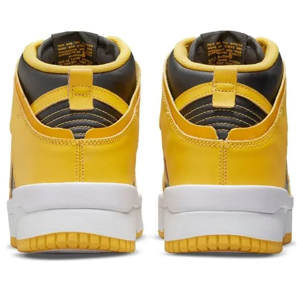 Nike Dunk High Up 'goldenrod' Sneakers - Black/yellow