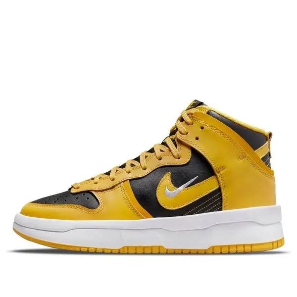 Nike Dunk High Up 'goldenrod' Sneakers - Black/yellow