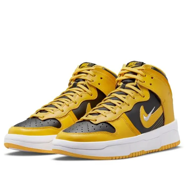 Nike Dunk High Up 'goldenrod' Sneakers - Black/yellow