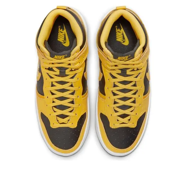Nike Dunk High Up 'goldenrod' Sneakers - Black/yellow