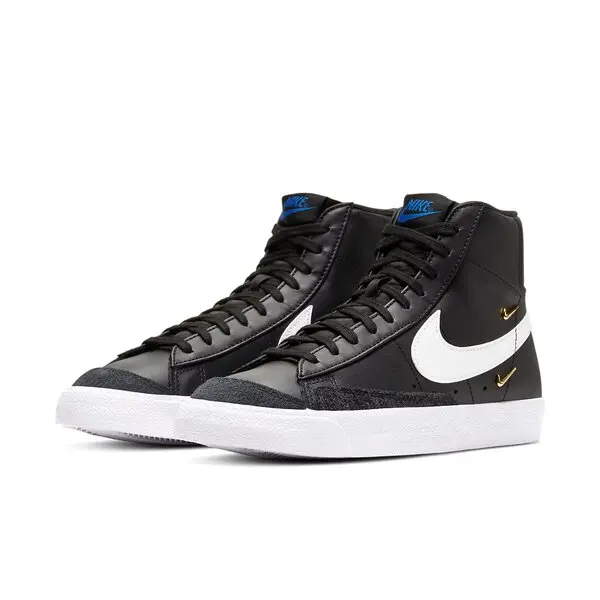 Nike Blazer Mid '77 Se Sneakers - Black/white/hyper Royal