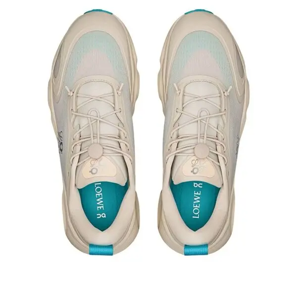 On X Loewe Cloudsolo Sneakers - Sand/turquoise