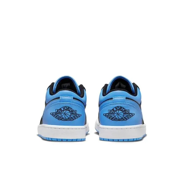 JORDAN Air 1 Low Black University Blue Sneakers - Black/university Blue