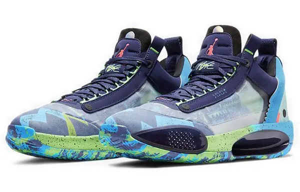 JORDAN Air 34 Low 'eybl' Sneakers - Purple