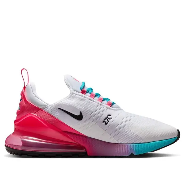 Nike Max 270 "miami Marlins - White/black/hyper Pink