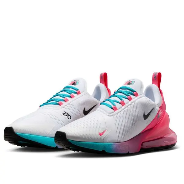 Nike Max 270 "miami Marlins - White/black/hyper Pink