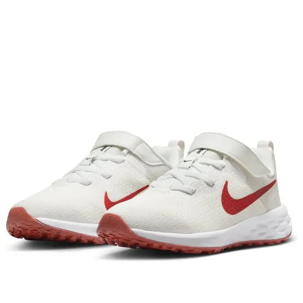 Nike Revolution 6 "summit White Track Red" Lace-up Sneakers