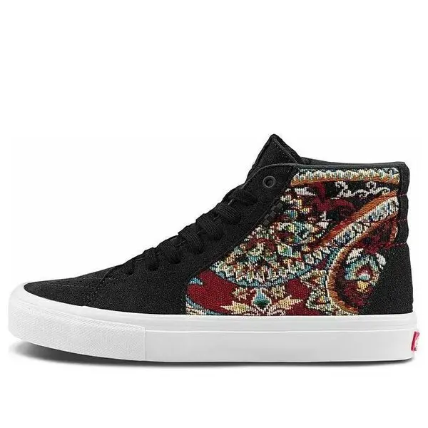 VANS Skate Sk8-hi Paisley High Top Sneakers - Black