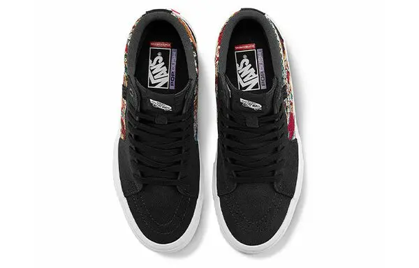 VANS Skate Sk8-hi Paisley High Top Sneakers - Black