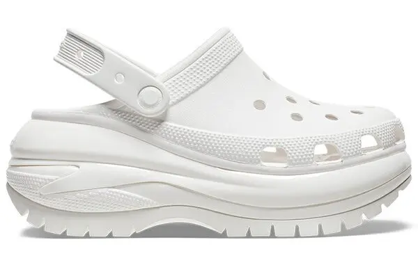 CROCS Classic Mega Crush Clog - White