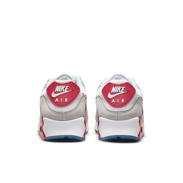 Nike Max 90 Athletic Club University Red Sneakers - White/gray/pink