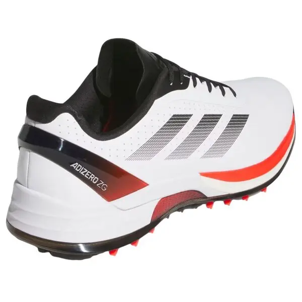 Adidas Adizero Zg Spikeless Golf Shoes - Cloud White/lucid Red/core Black