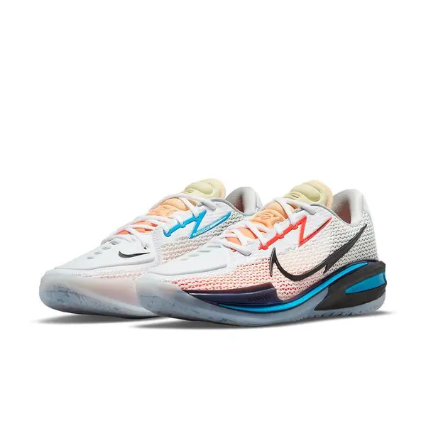 Nike Zoom Gt Cut 1 Low Top Sneakers - White/black/blue