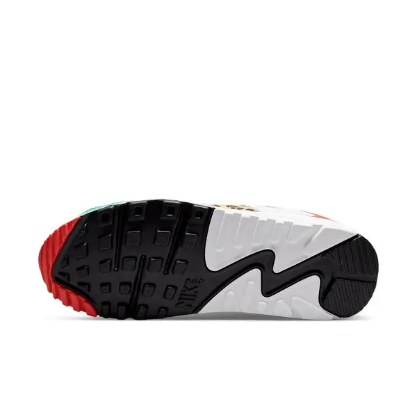 Nike Max 90 "safari Mix" Sneakers - White/purple/green