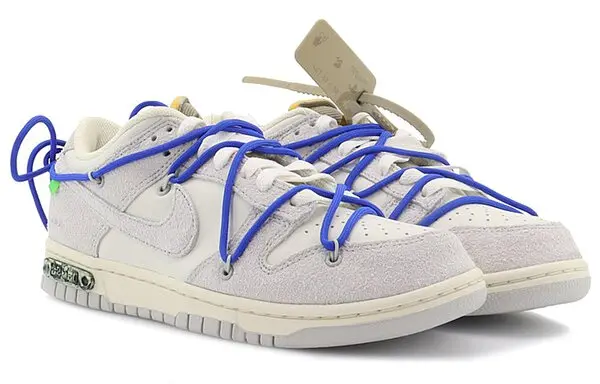 Nike X Off-white Dunk Low "the 50" Lot 32 - Gray/white