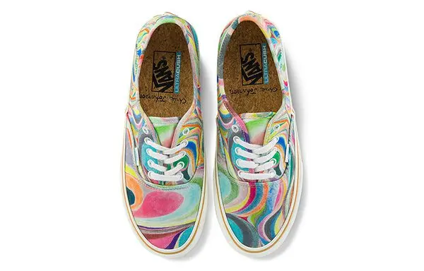 VANS Chris Johanson X Authentic Sf 'swirl' Sneakers - Multi-color