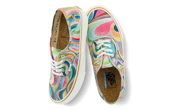 VANS Chris Johanson X Authentic Sf 'swirl' Sneakers - Multi-color