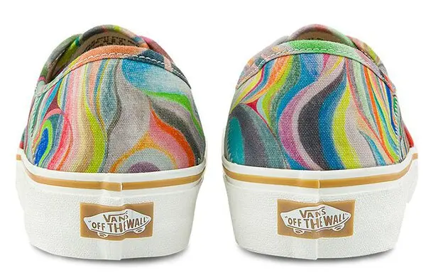 VANS Chris Johanson X Authentic Sf 'swirl' Sneakers - Multi-color