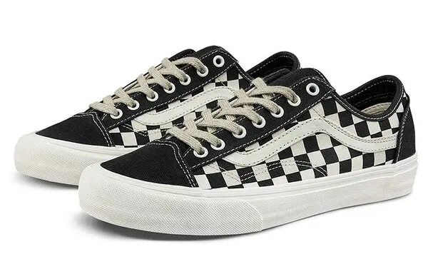 VANS Style 36 Chessboard Low Top Sneakers - Black/white