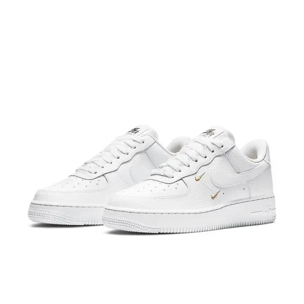 Nike Force 1 '07 Essential Sneakers - White/gold