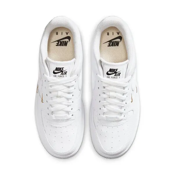 Nike Force 1 '07 Essential Sneakers - White/gold