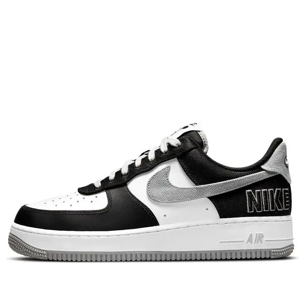 Nike Force 1 Low '07 Lv8 Emb Sneakers - White/grey/black
