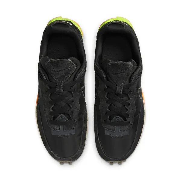 Nike Fontanka Waffle Sneakers - Black/green/orange